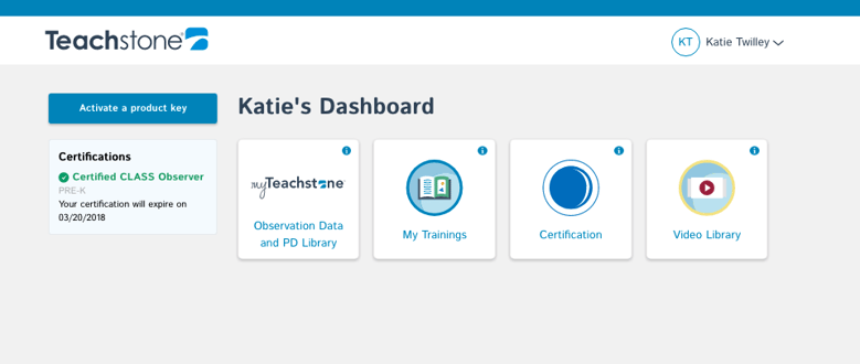 Your Teachstone Dashboard Looks a Little Different These Days