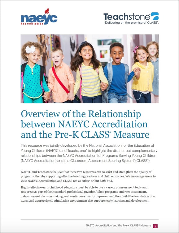 How NAEYC Accreditation Can Work with the CLASS Tool