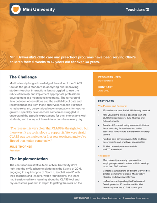 Mini University Case Study